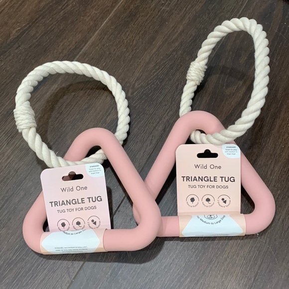 Wild One | Dog | Nwt 2 Wild One Triangle Tug Dog Toys Benefits Animal ...